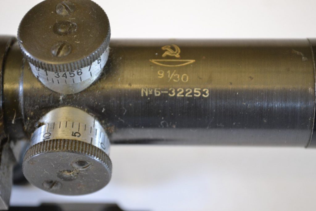 Original Soviet PU scope and mount for Mosin Nagant 91/30 rifle ...